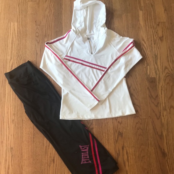 Everlast | Other | Everlast Workout Hoodie And Cropped Pants | Poshmark